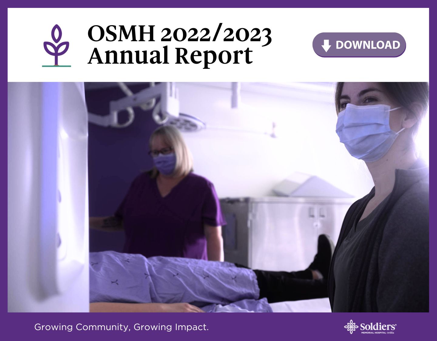 Orillia Soldiers’ Memorial Hospital and OSMH Foundation Unveil Annual ...