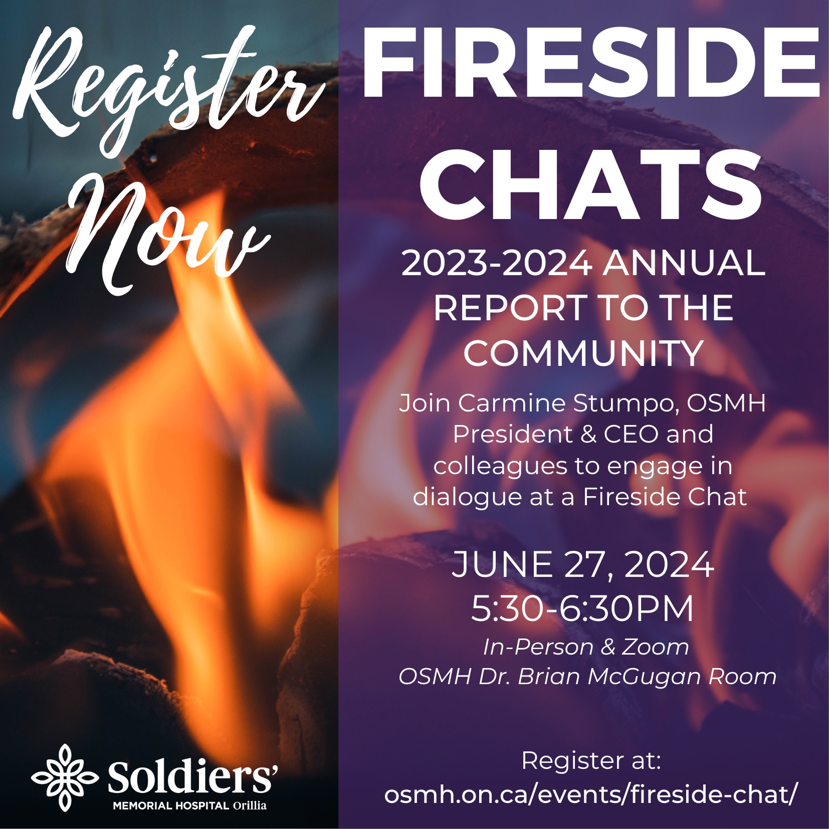 Fireside Chats - 2023-2024 Annual Report - Soldiers' Memorial Hospital